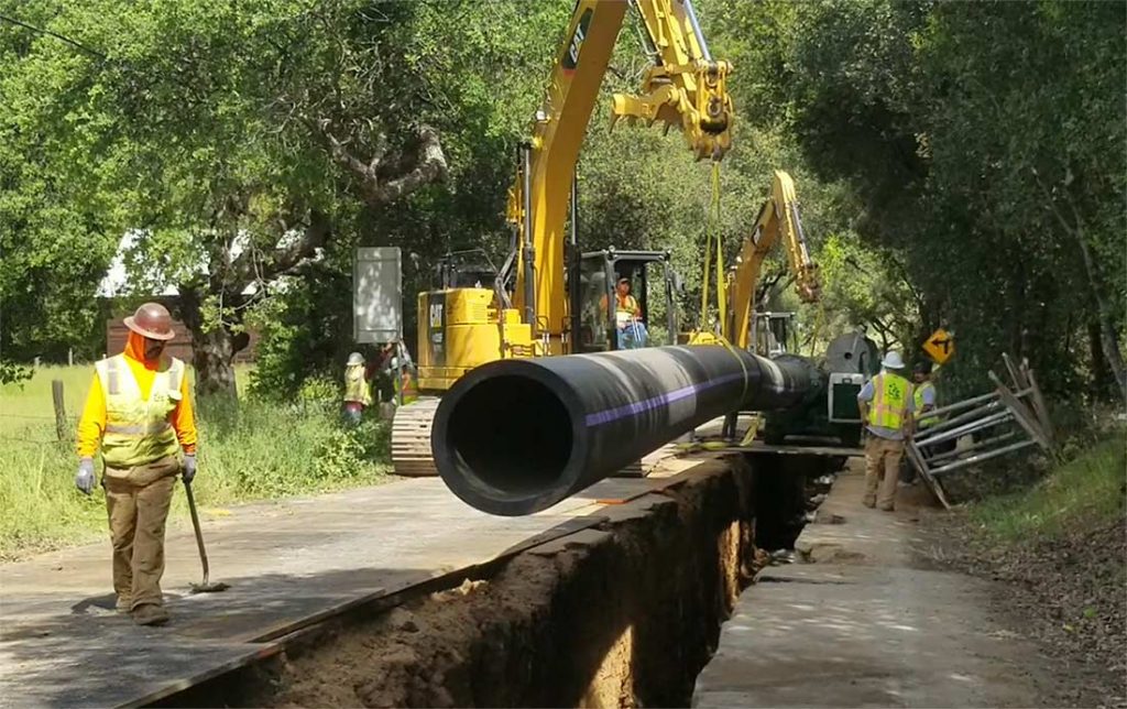 Pipeline Restoration Work Complete Morgan Hill Times Morgan Hill