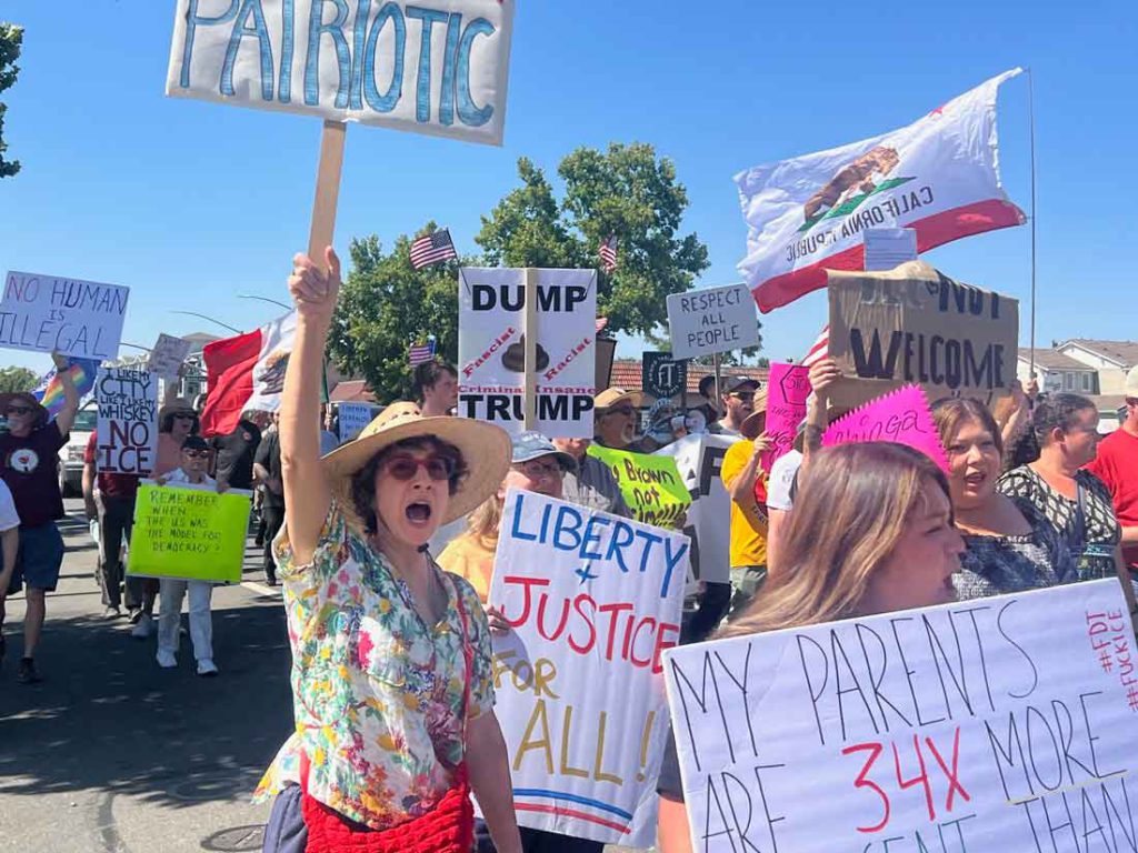 Protesters march to Morgan Hill ICE office | Morgan Hill Times | Morgan ...